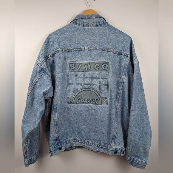 Vintage | Jackets & Coats | Vintagetyca Embossed Denim Truckerjacket ...